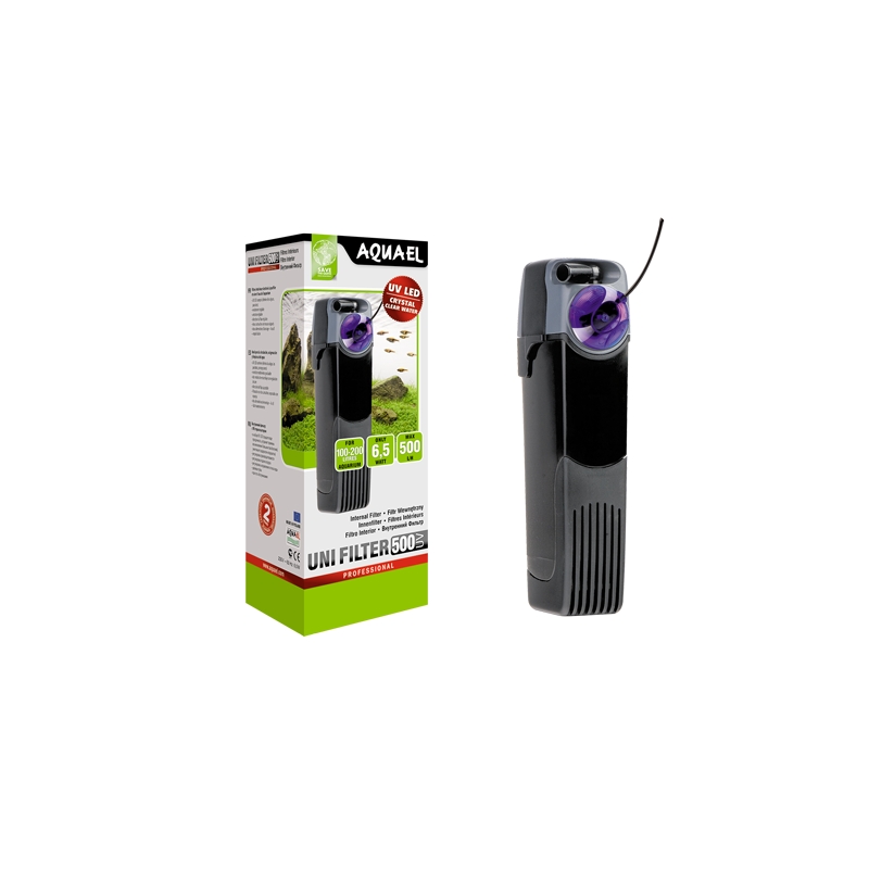 Aquael Unifilter 500 UV | Innenfilter - Garnelengarten